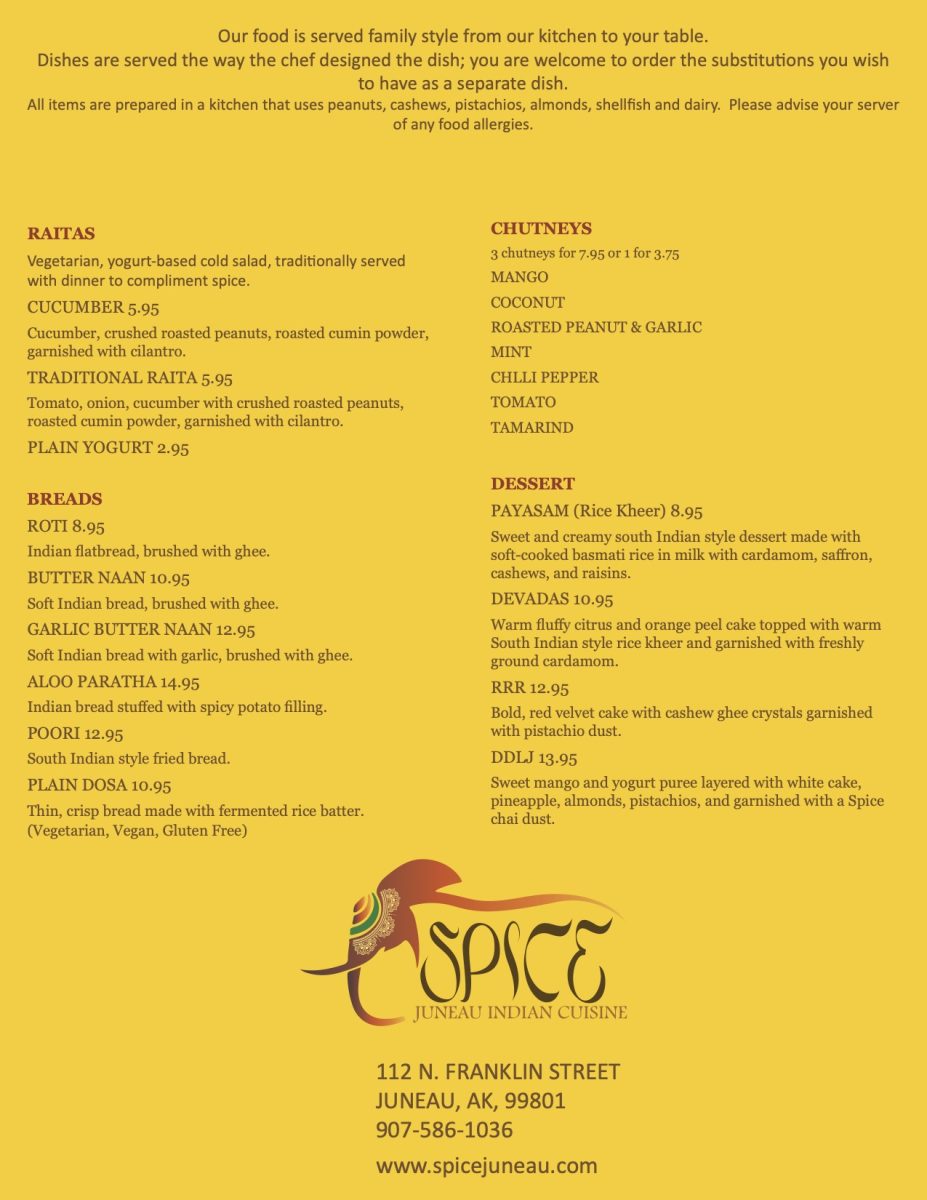 Menu | SPICE