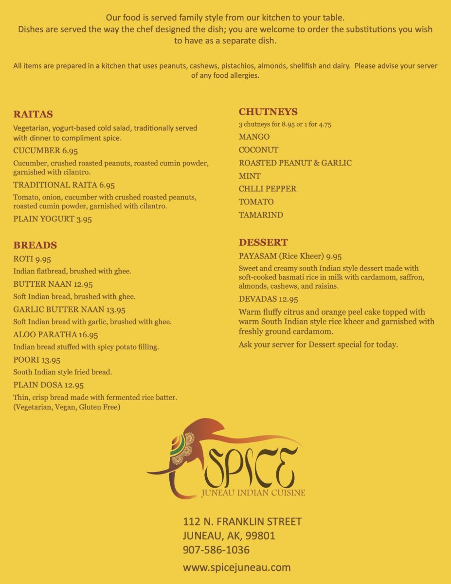 Menu | SPICE